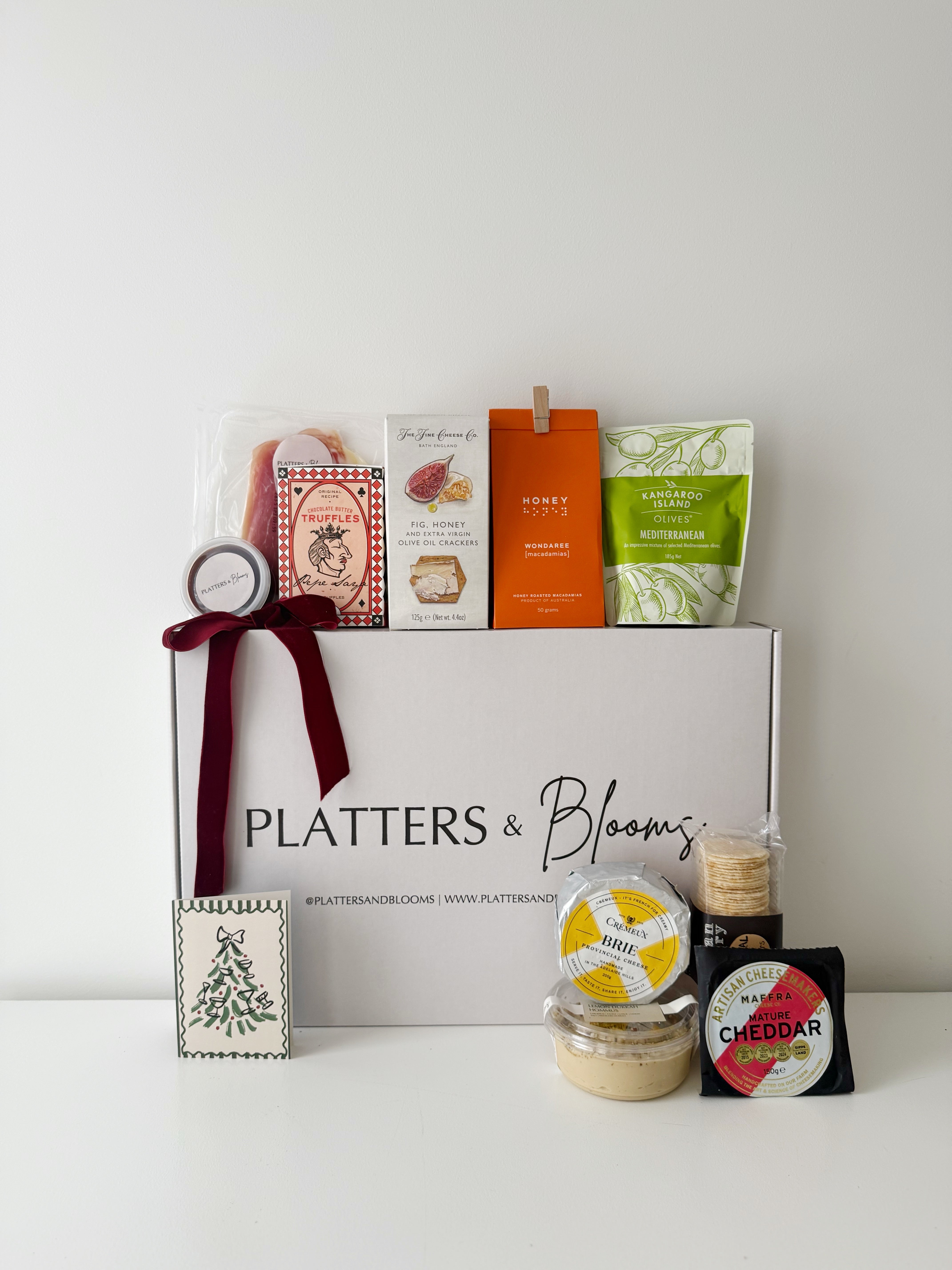 Festive Hamper Gift Box – Platters + Blooms