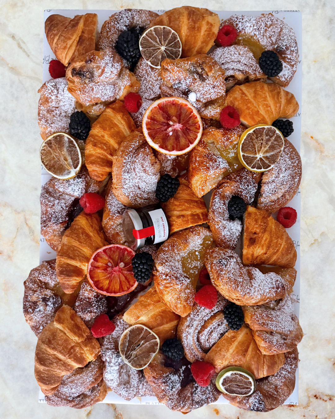 Pastry + Croissant Platter Board – Platters + Blooms